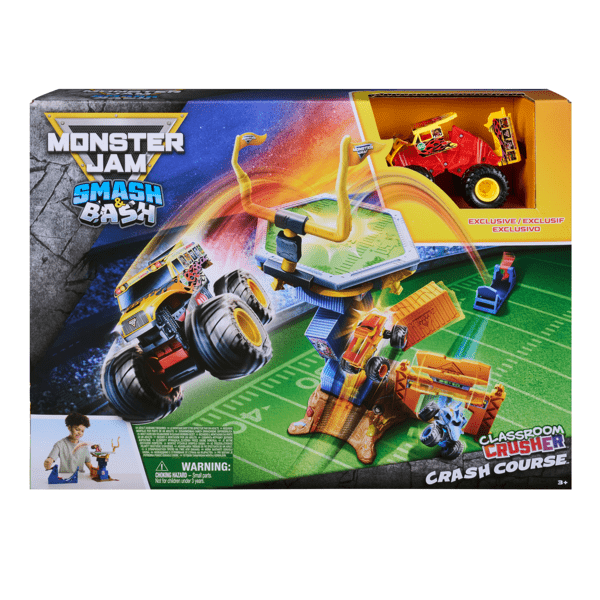 Monster Jam Smash & Bash Crash Course Playset | Planet Fun NZ